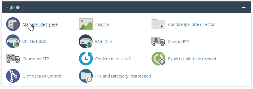 Manage your files with File Manager from your cPanel control panel ...